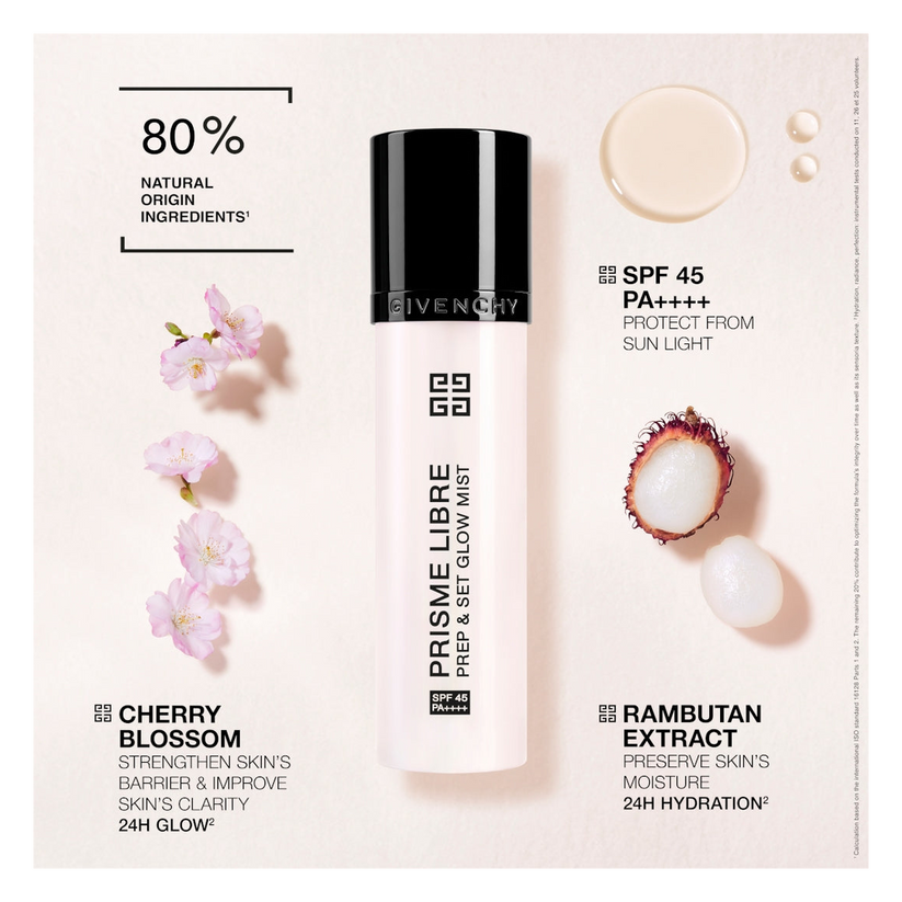 GIVENCHY Prisme Libre Prep & Set Glow Mist SPF45 – Escentual