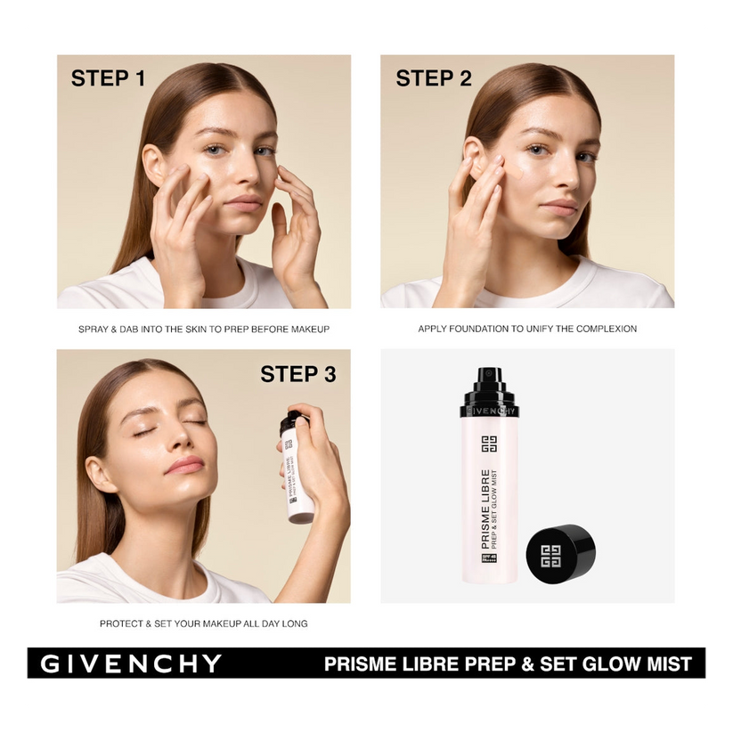 GIVENCHY Prisme Libre Prep & Set Glow Mist SPF45 – Escentual