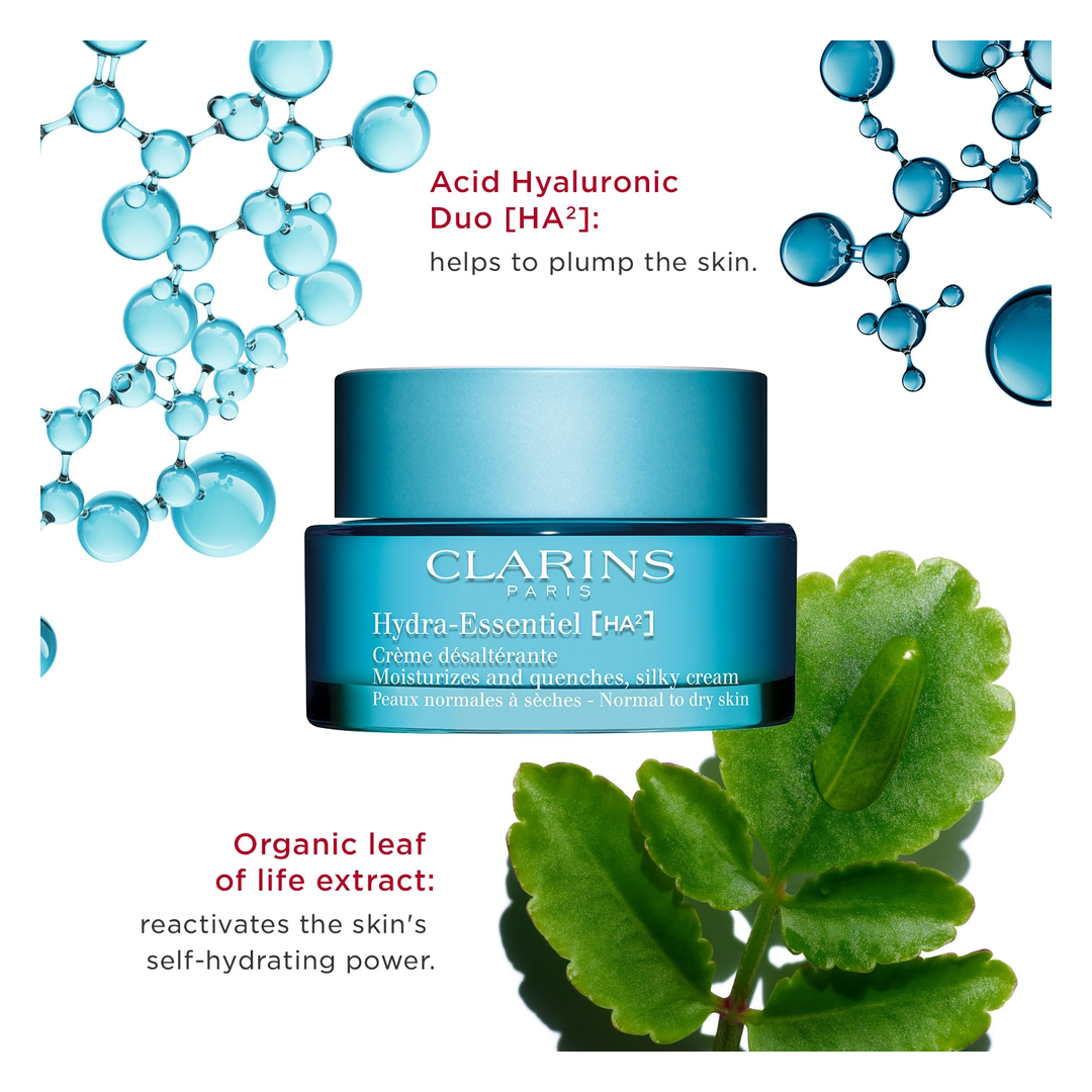 Clarins Hydra-Essentiel [HA²] Silky Cream - Normal to Dry Skin – Escentual