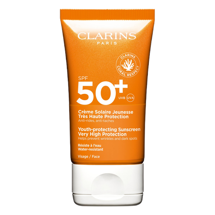 Clarins Youth-protecting Sunscreen Very High Protection SPF50+ – Escentual