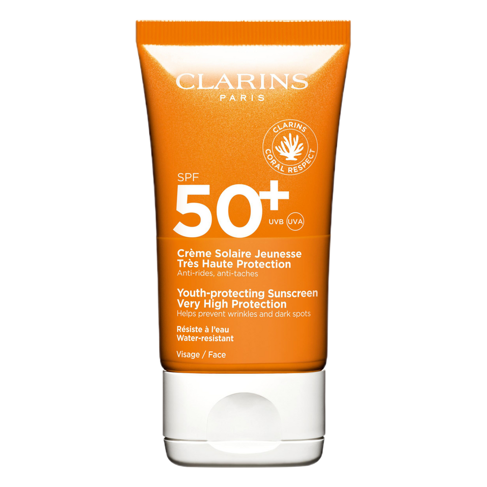 Clarins Youth-protecting Sunscreen Very High Protection SPF50+ – Escentual
