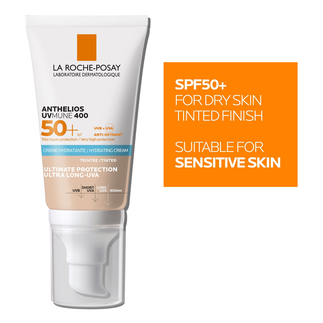 La Roche-Posay Anthelios UVMUNE 400 Hydrating Tinted Cream SPF50 ...