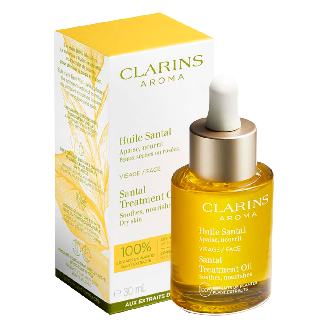 Clarins Santal Face Treatment Oil - Dry Skin – Escentual