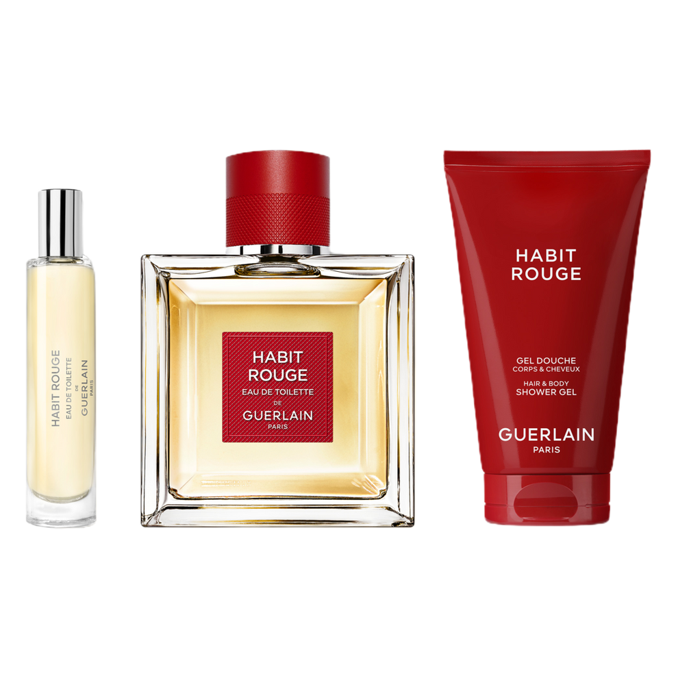 GUERLAIN Habit Rouge Eau de Toilette Spray 100ml Gift Set – Escentual