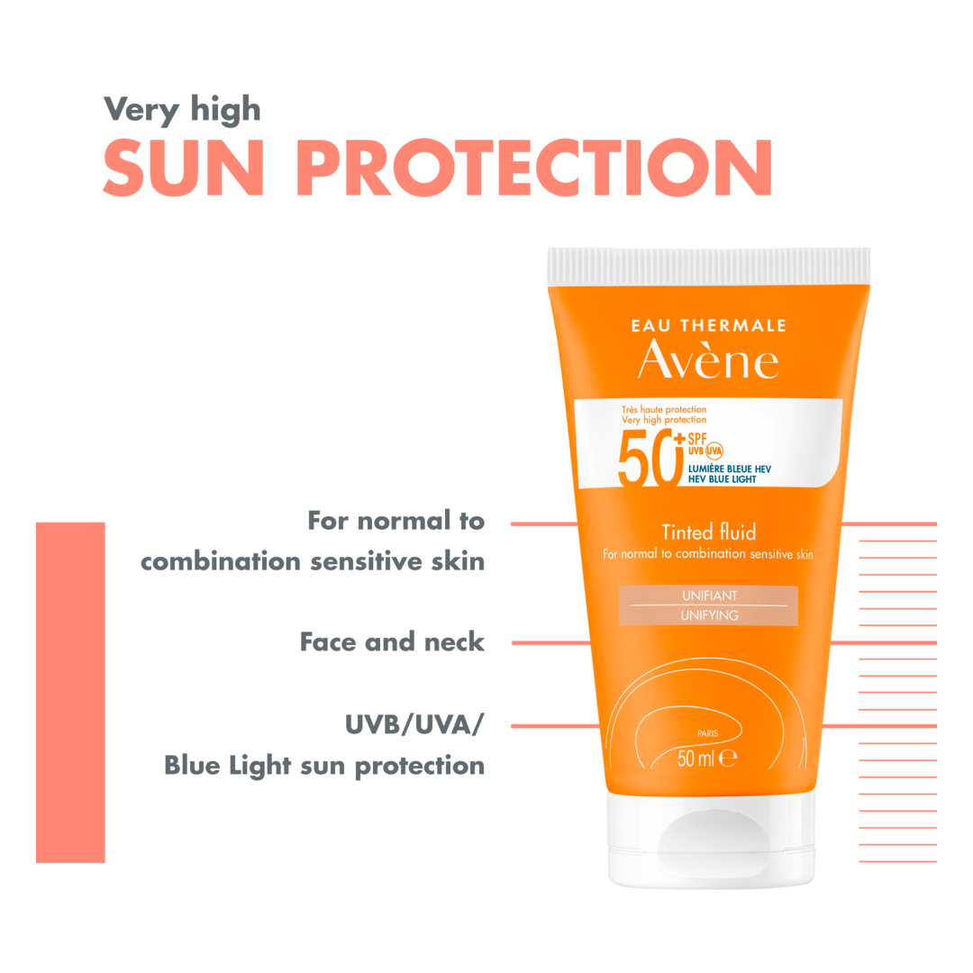 Avene Very High Protection Tinted Fluid SPF50+ – Escentual